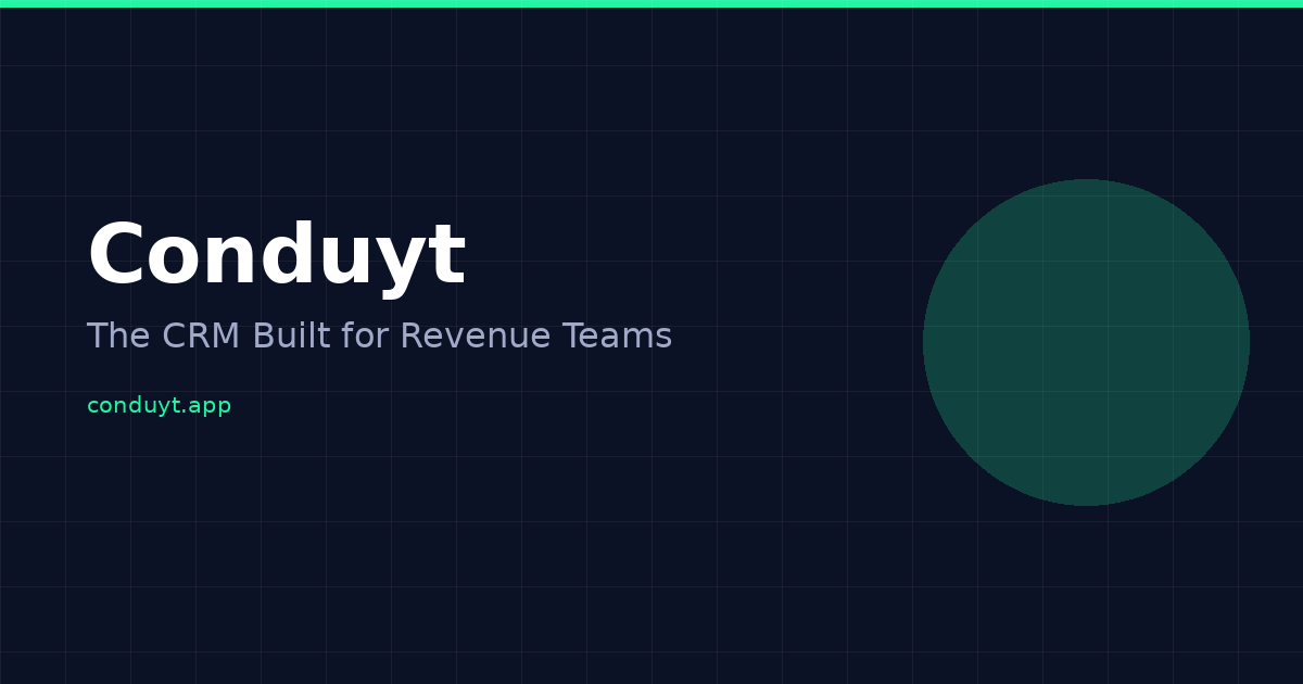 Sales Operations: The Complete 2026 Guide · Conduyt